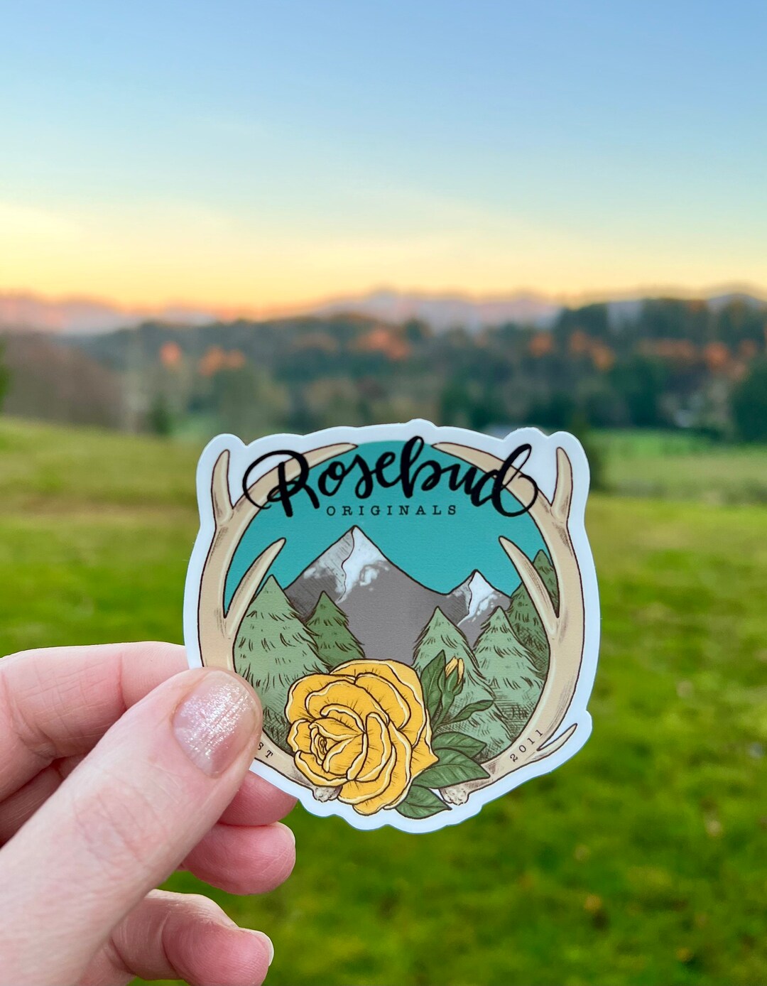 NEW Rosebud Originals Logo Vinyl Sticker - Etsy