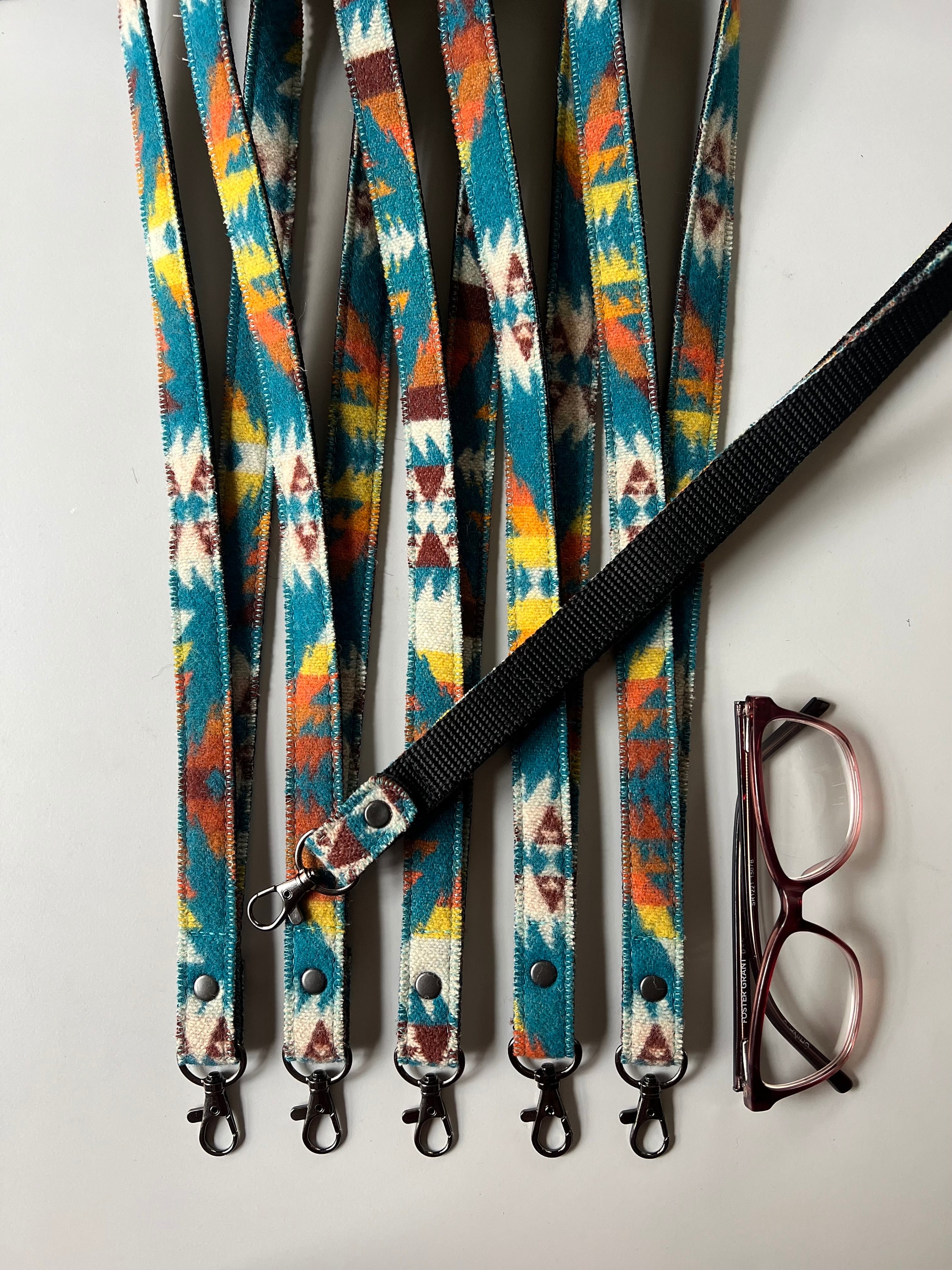 Southwestern Lanyard || Summit Peak || Rosebud Originals - Etsy