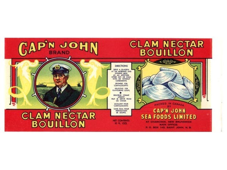 2 Cap'n John Clam Nectar Bouillon - Etsy