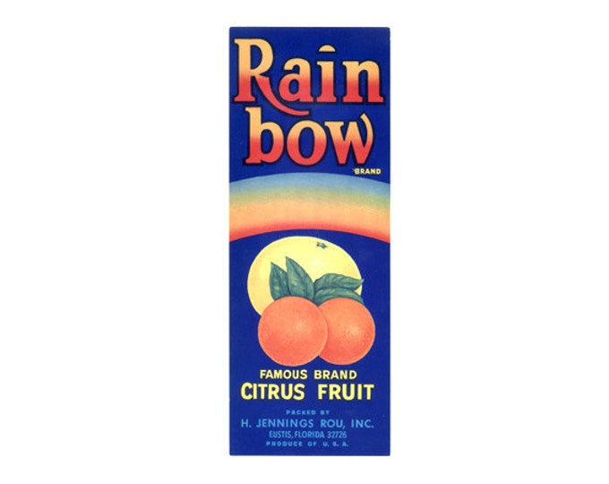 Original Vintage Citrus Crate Label 1950s Cal Sweet Riverside Fullerton ...