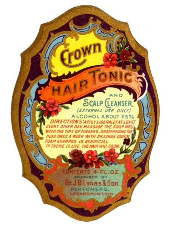 Vintage Tonic Labels