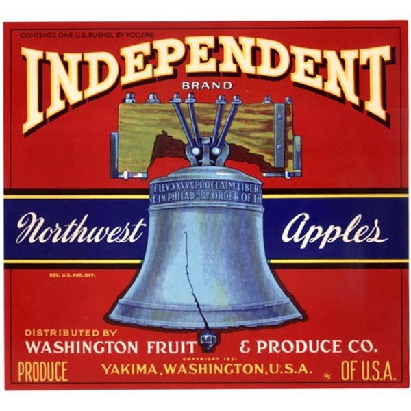 Washington Apple - Etsy
