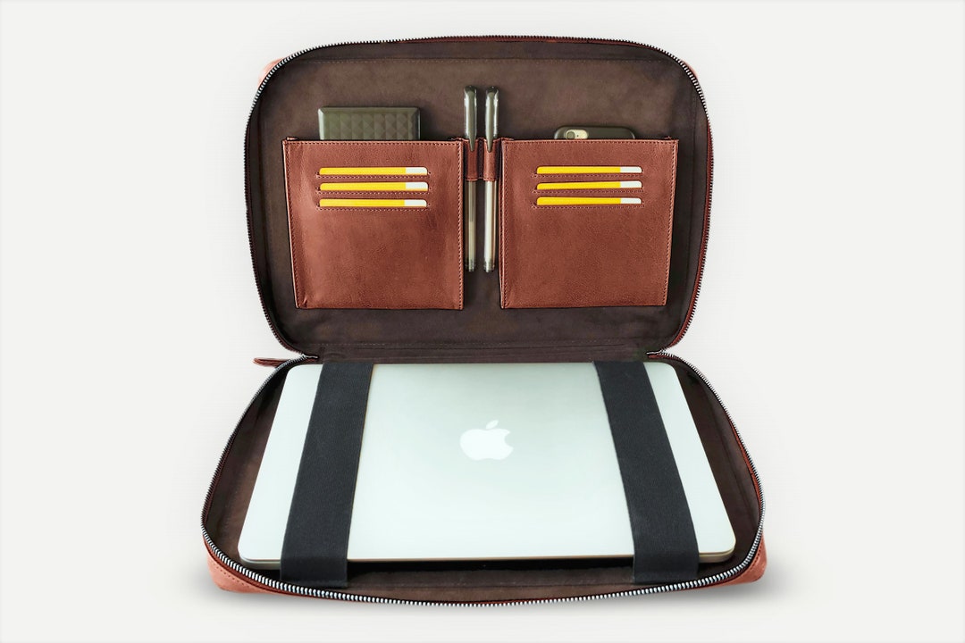 Leather MacBook Pro Sleeve Brown Leather MacBook Case Leather Computer ...