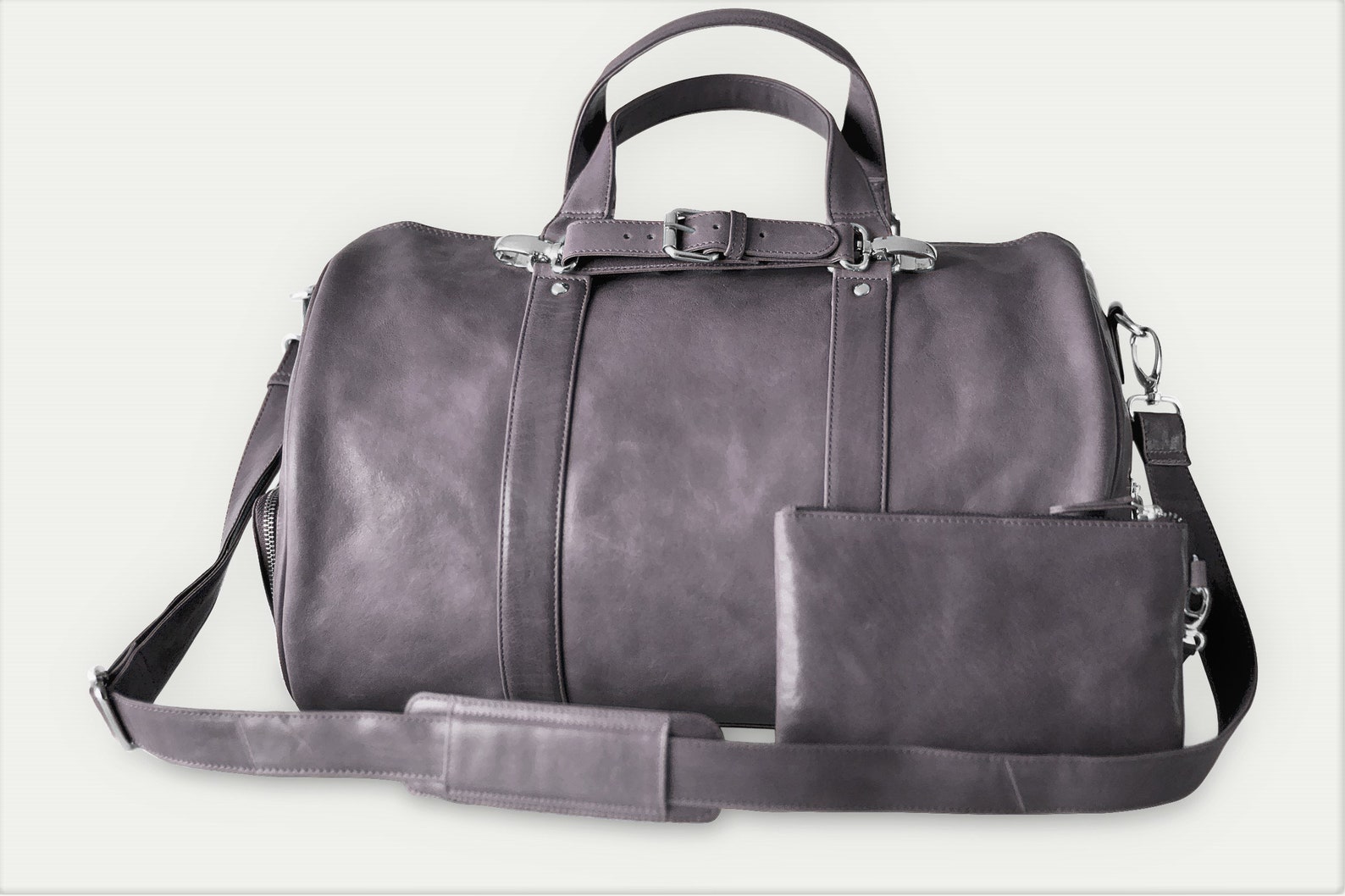 Leather Weekender Bag Leather Travel Bag Leather Overnight Bag Mens ...