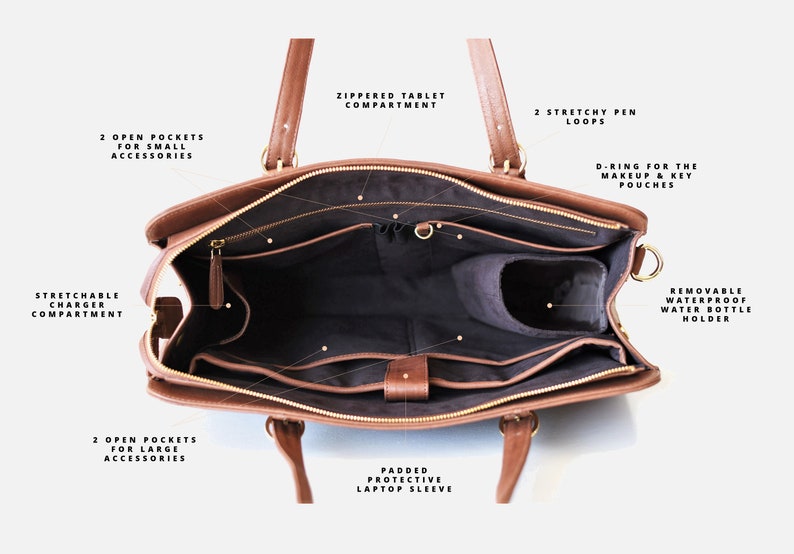 Laptop Bags Women Leather Laptop Bag 17 Inch Macbook Pro / - Etsy