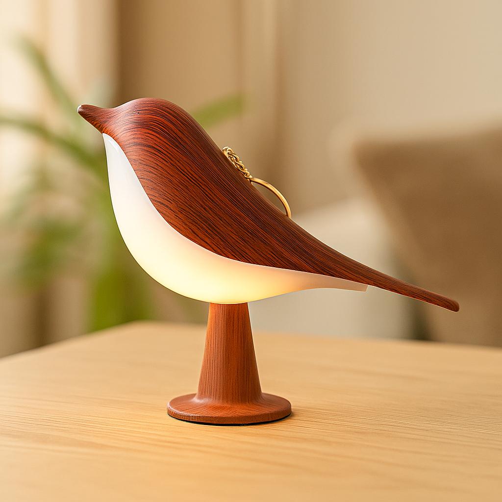 LED Bird Light – Nordic Modern Bedside Light for Bedroom, Study ...