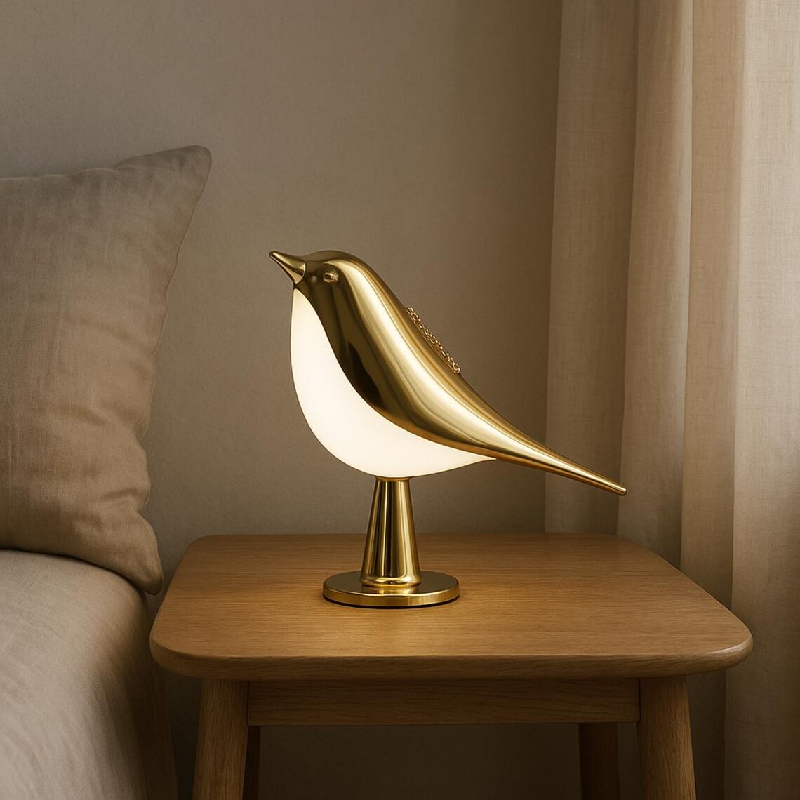 LED Bird Light – Nordic Modern Bedside Light for Bedroom, Study ...