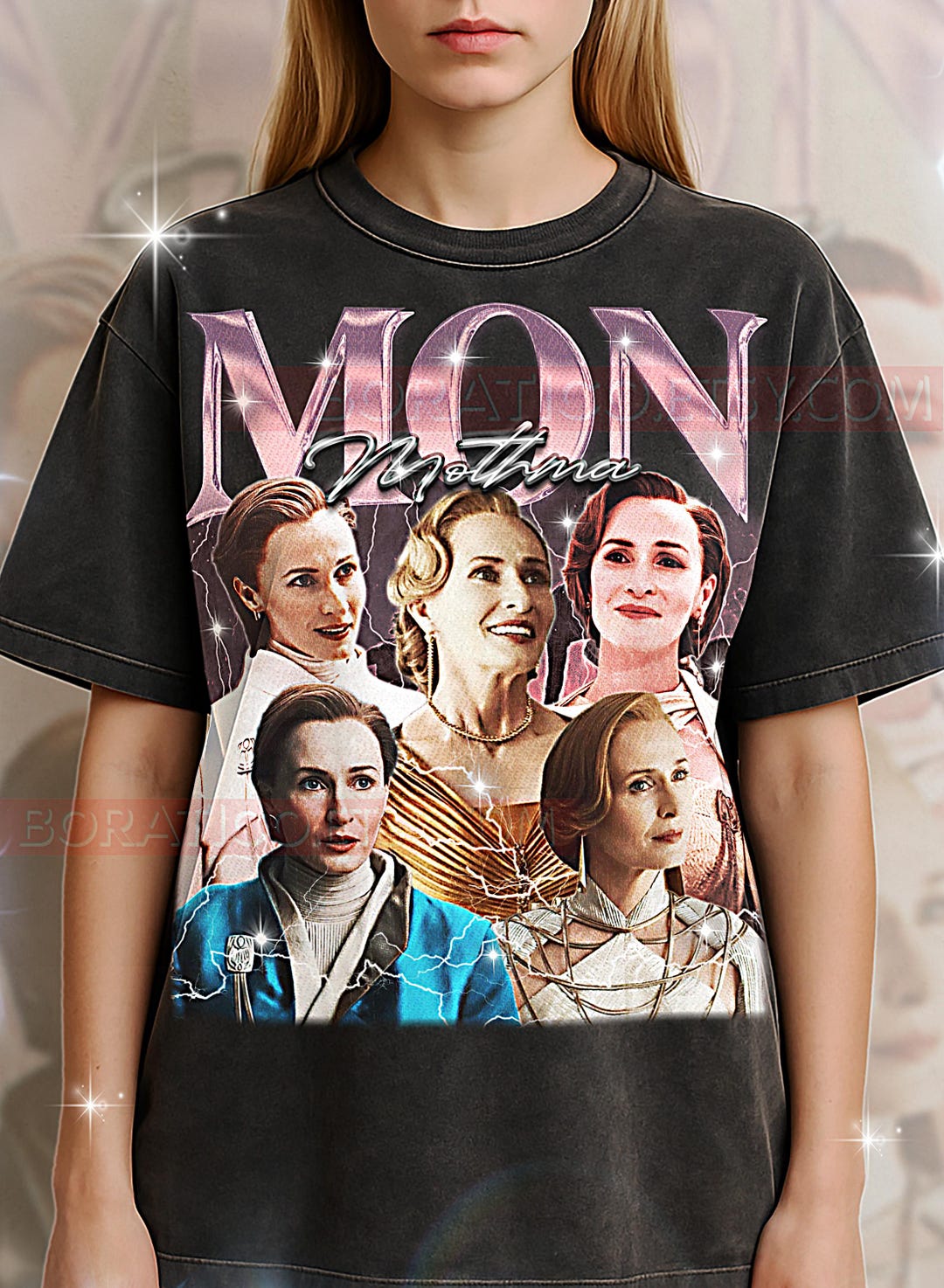 Mon Mothma T-shirt, Vintage Senator Rebel Leader Sci-fi Star Politician ...