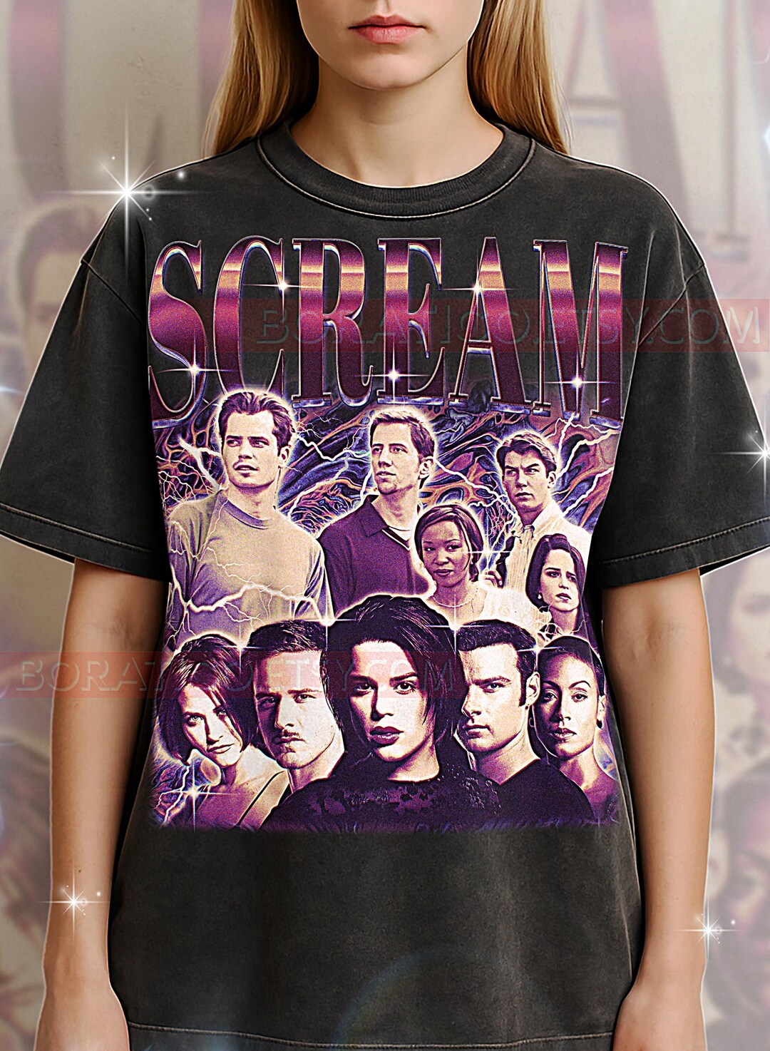 Scream T-shirt, Vintage Horror Slasher Film Classic Movie Tee, 90s ...