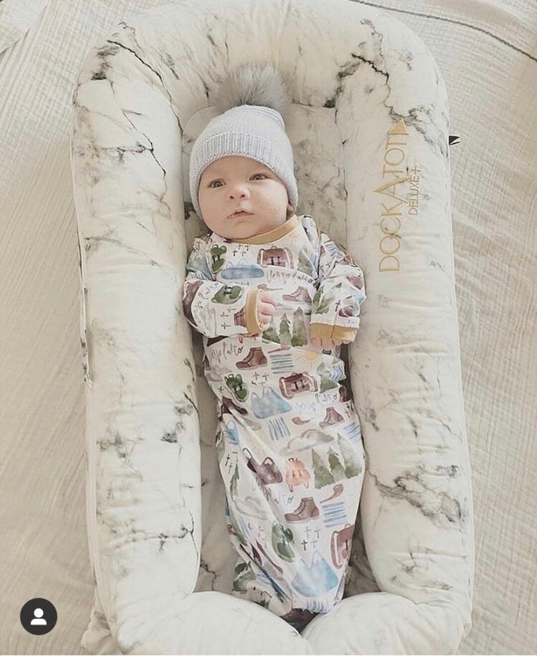 Pier Giorgio Frassati Baby Gown Set With Bonnet Catholic Prayer Verso L ...