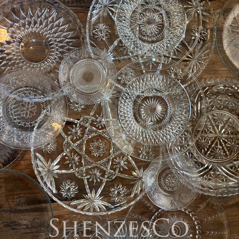 Crystal Glass Plate - Etsy