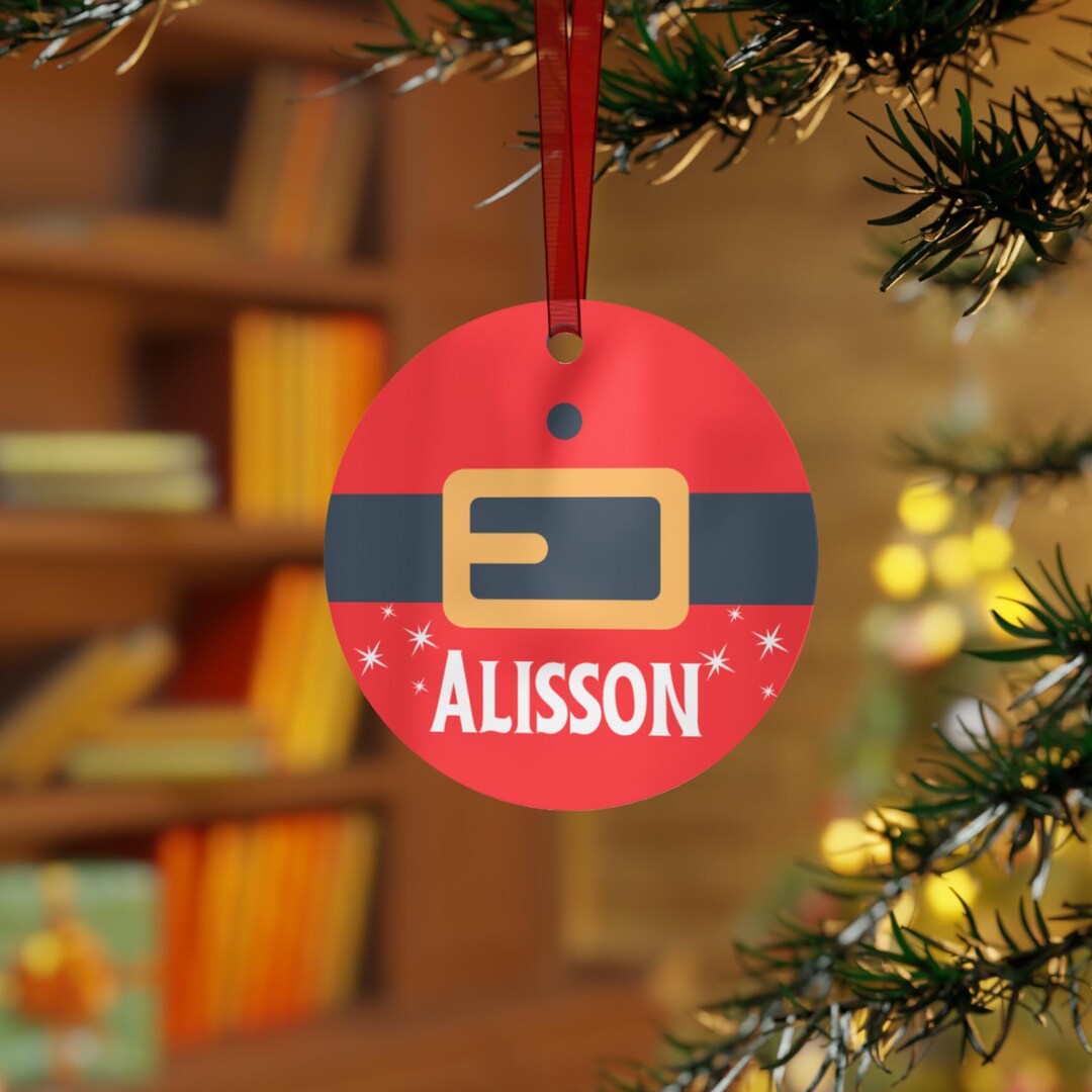 Personalized Christmas Ornaments, Custom Holiday Decor, Festive Gift ...