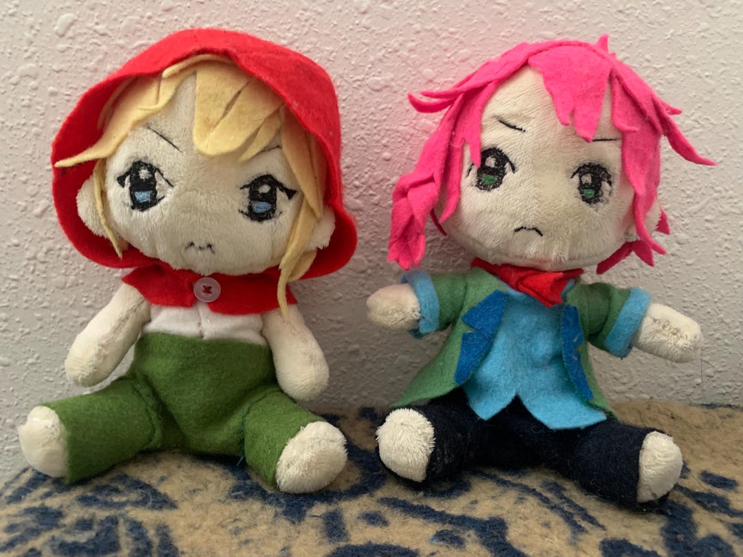 Custom Anime Plushies (sitting) - Etsy