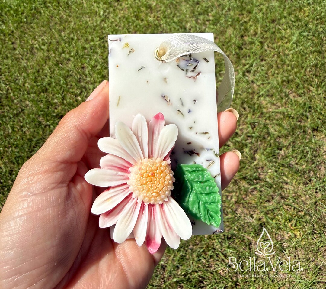 Soy Wax Sachets With Dimensional Flower Accent, Scented Wax Sachets ...