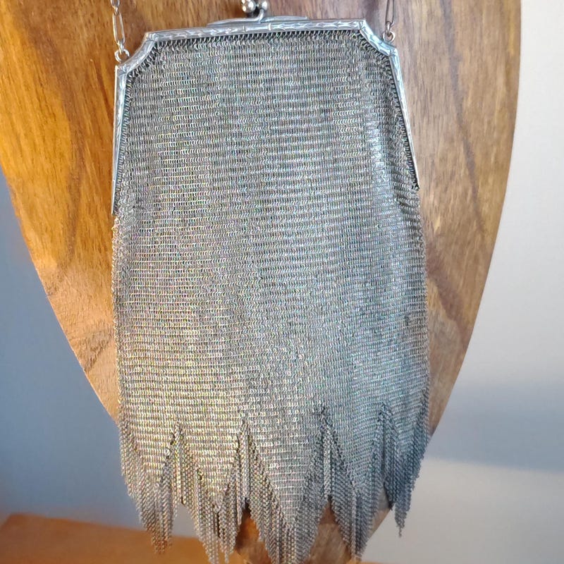 Art Deco Chainmail Bag - Etsy