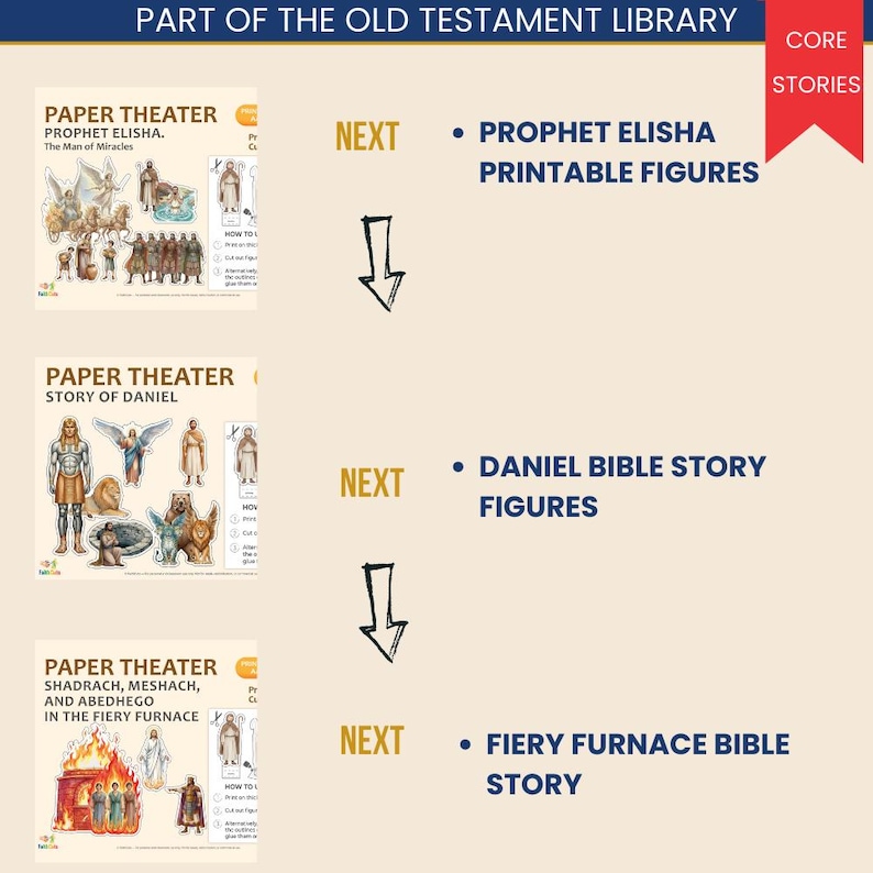 David and Goliath Paper Theater: Sunday School Printable (PDF) - Etsy