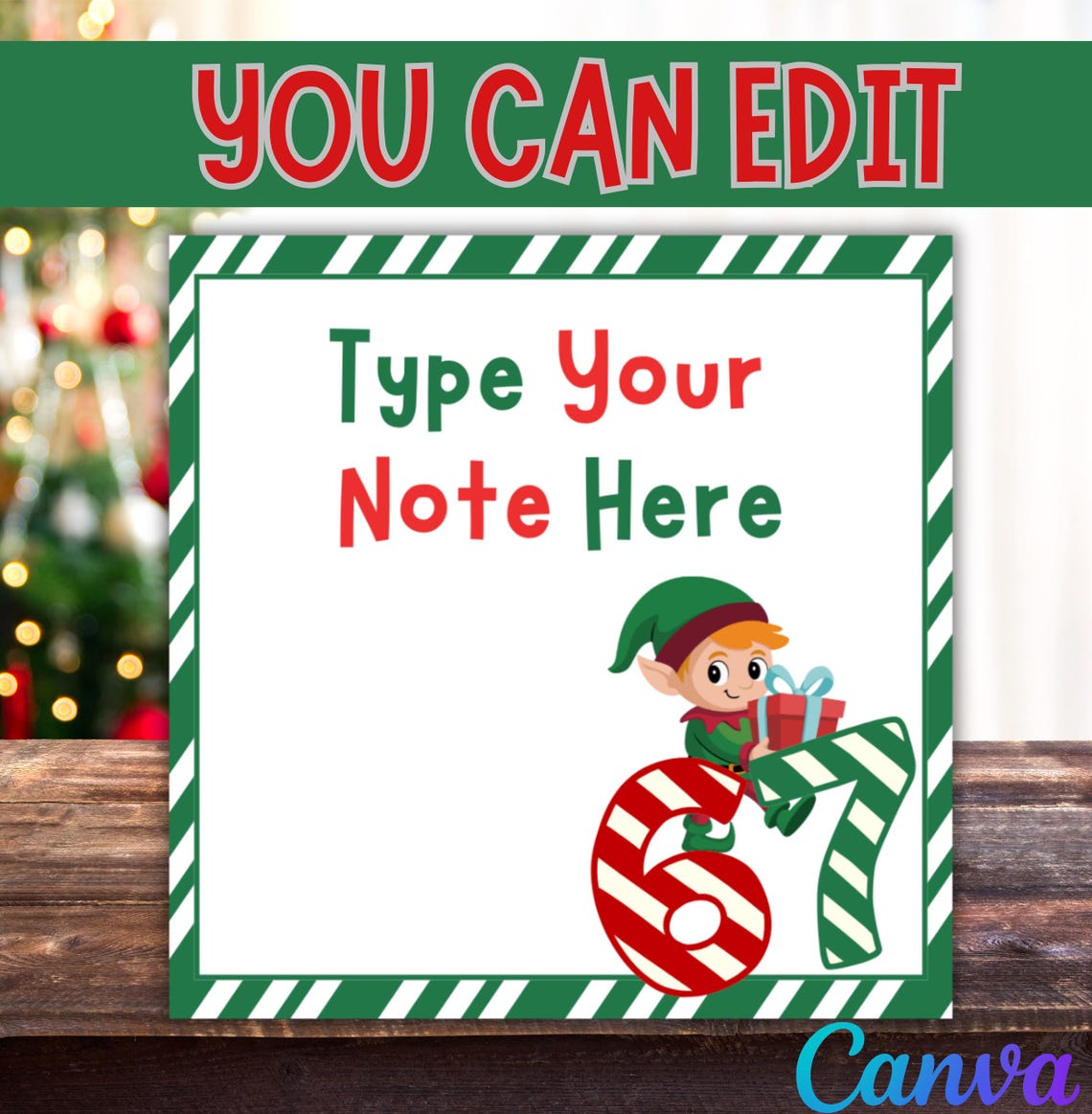 Editable Bestseller Elf Notes Printable Elf Cards ,blank Elf Messages ...