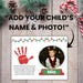 Christmas Handprint Poem Print With Snow Globe Photo Frame ...