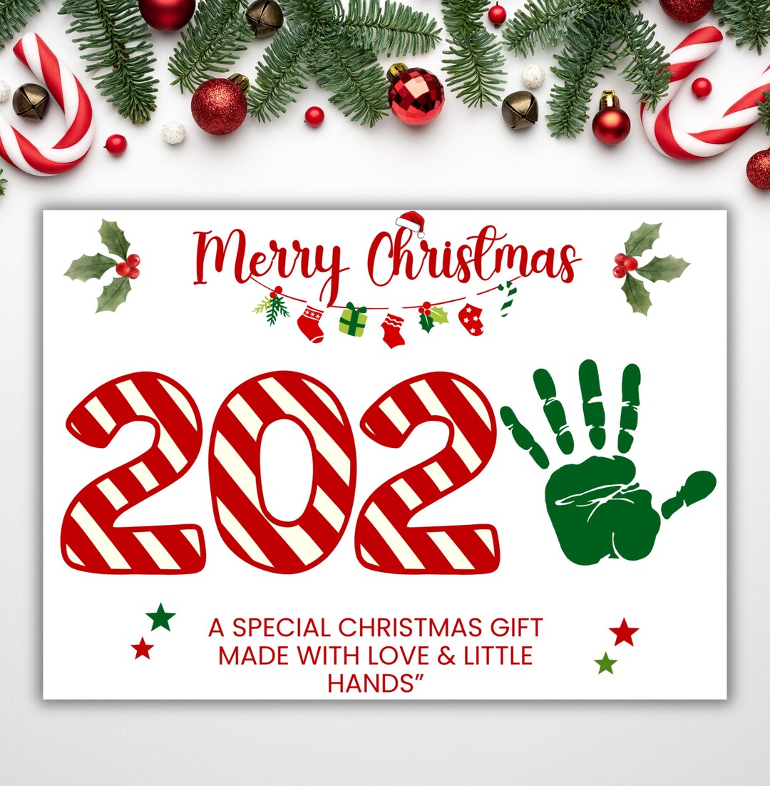 Christmas Handprint Craft 2025: Holiday Memory Keepsake (digital ...
