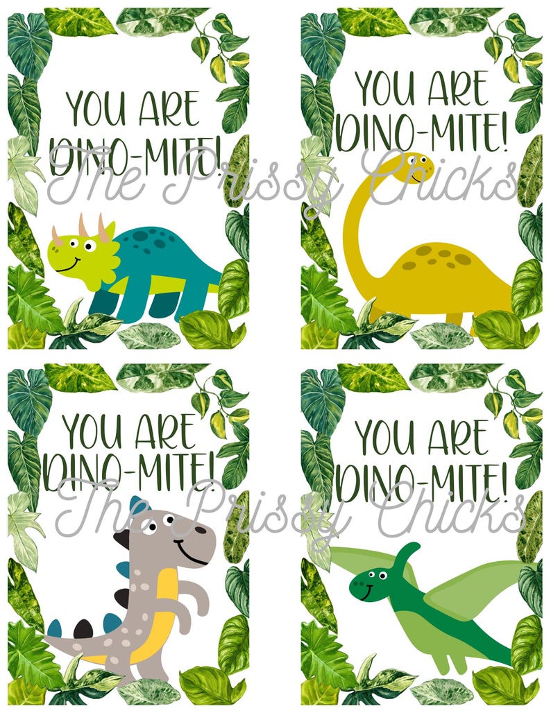 Printable Dino Valentine's Day Cards | Kids Classroom Valentines ...