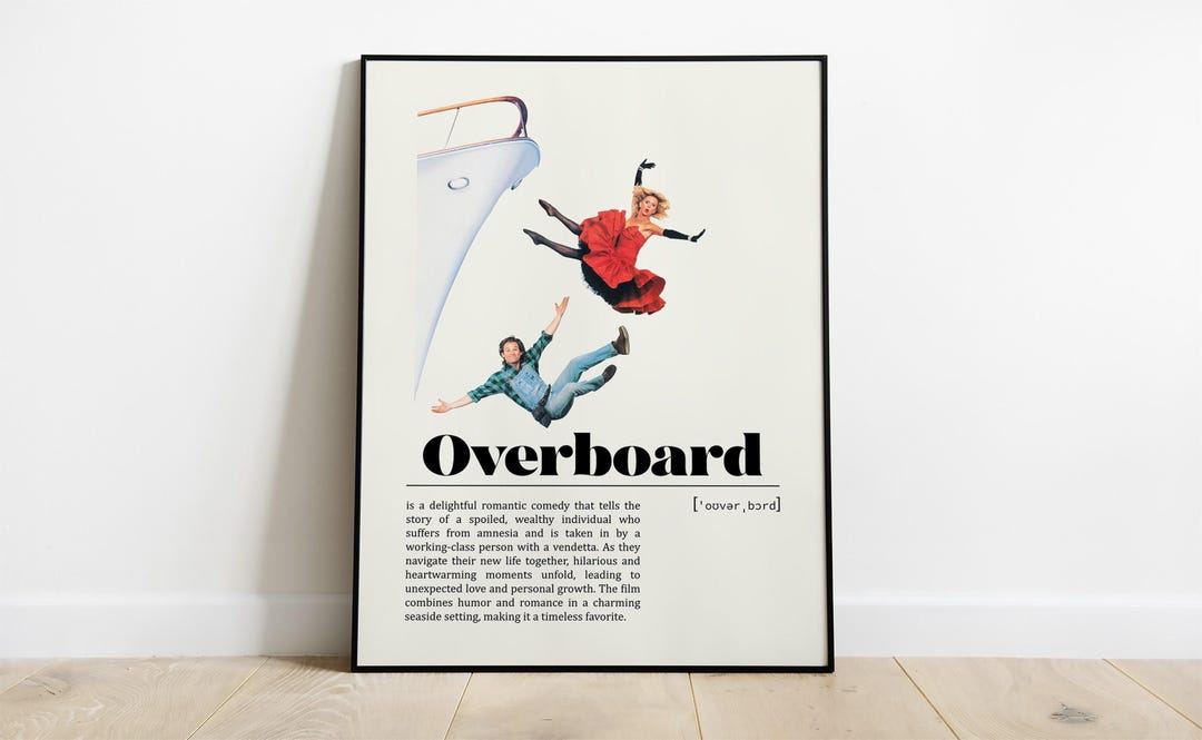 Overboard | Garry Marshall | Minimalist Movie Poster | Vintage Retro ...