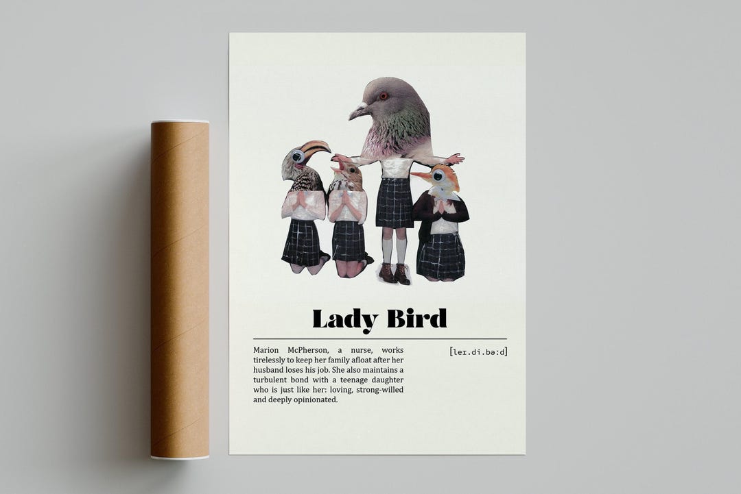 Lady Bird | Greta Gerwig Movie Poster | Minimalist Movie Poster ...
