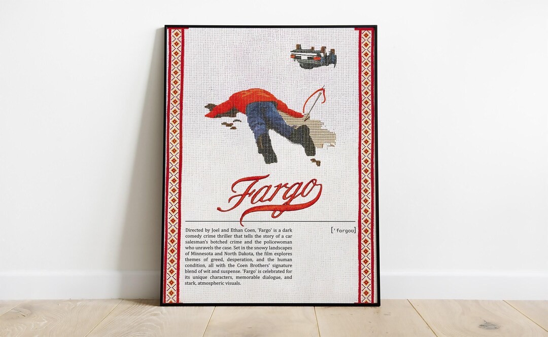 Fargo | Joel Coen | Vintage Retro Art Print | Wall Art Print ...