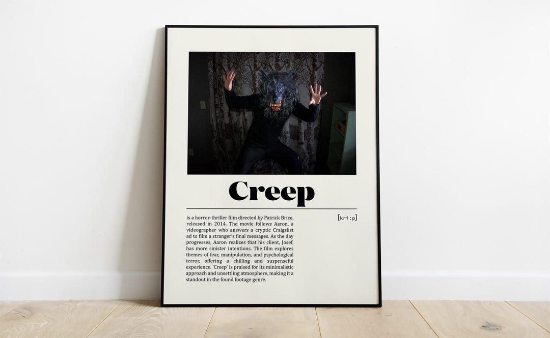 Creep | Patrick Kack-brice | Minimalist Movie Poster | Vintage Retro ...