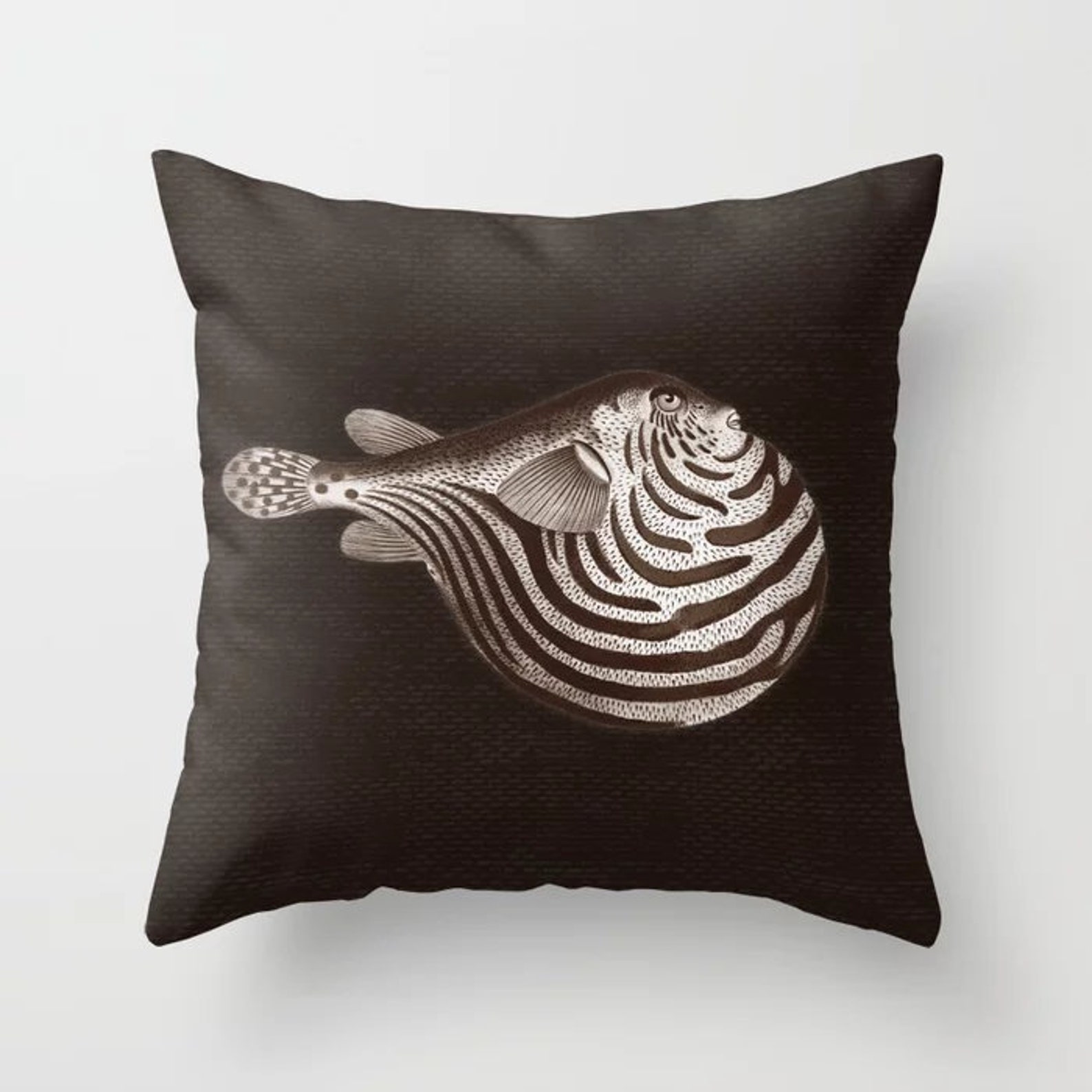 Acquario Fish Throw Pillow Mix and Match Indoor Outdoor - Etsy