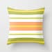 Orange Green Yellow White Throw Pillow Mix and Match Indoor Outdoor ...