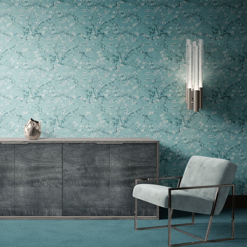 Aqua Wallpaper - Etsy