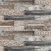 Vintage Wood Tiles Random Wall Mural Grey Brown Beige Cream CUSTOM SIZE ...