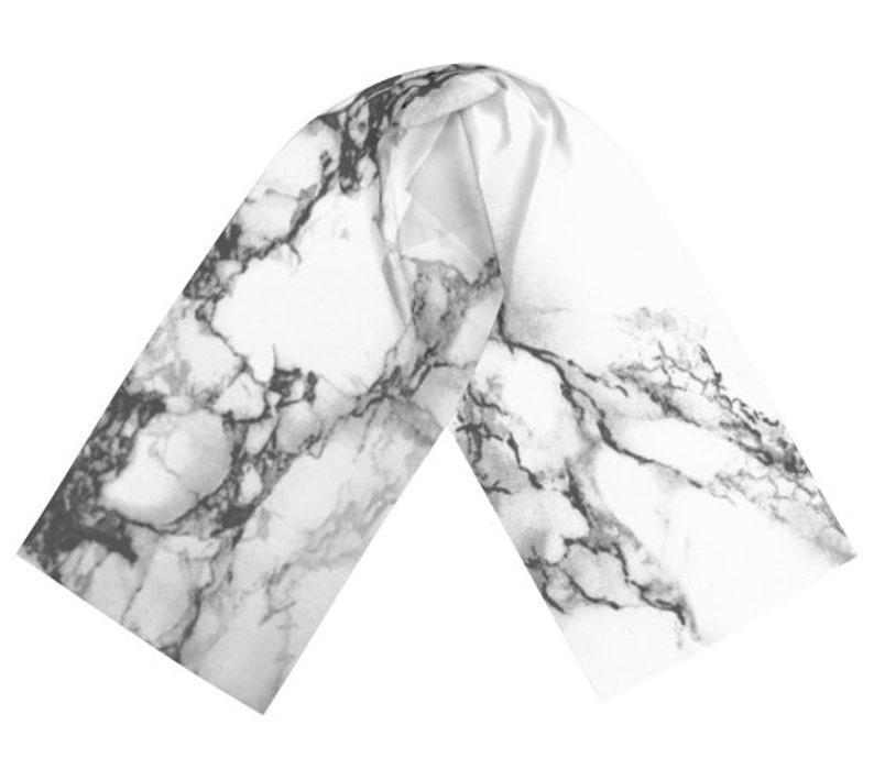 White Marble Scarf Square or Long 6 Sizes Rectangle Shawl 100% - Etsy