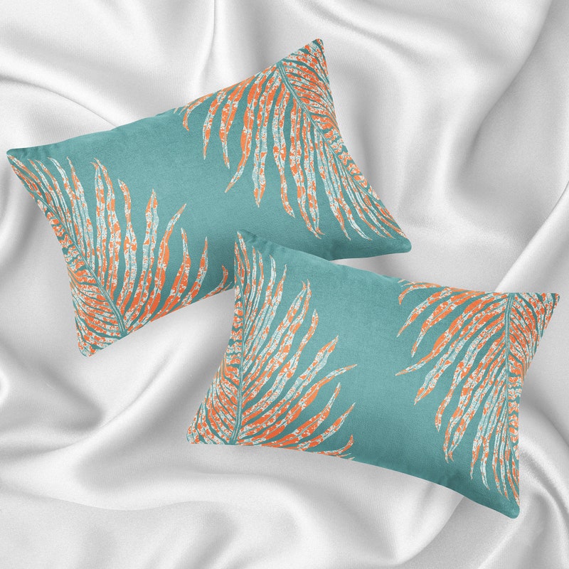 Aqua Orange White - Etsy