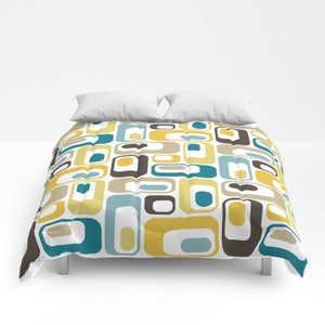 RETRO Print Duvet Cover or Comforter Bed Cover Bedding | Etsy