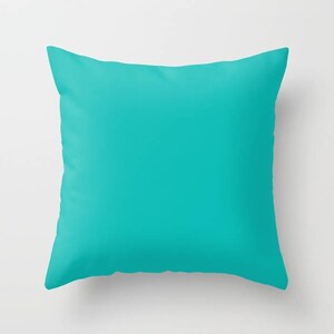 Solid Color Throw Pillow, 16 Bright Color Options, Indoor, Outdoor ...