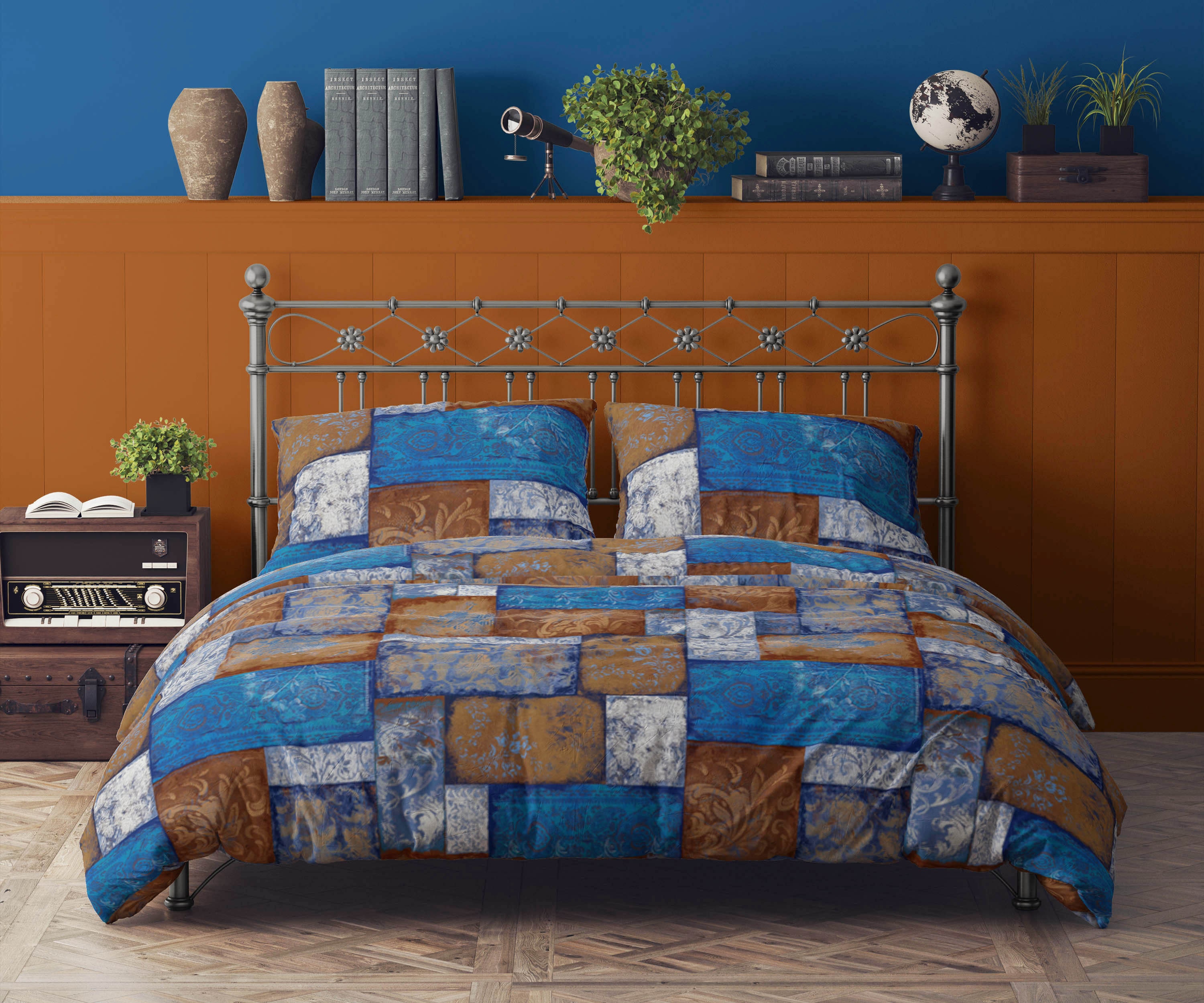 Periwinkle Queen Sheets