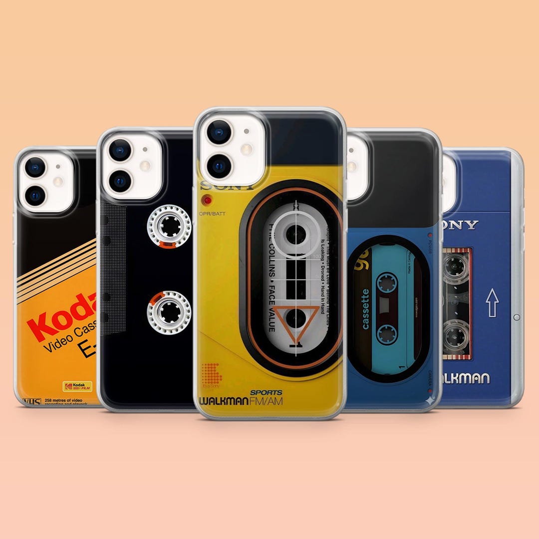 Retro Walkman Phone Case for Vintage Cassette Cover for iPhone 17pro ...