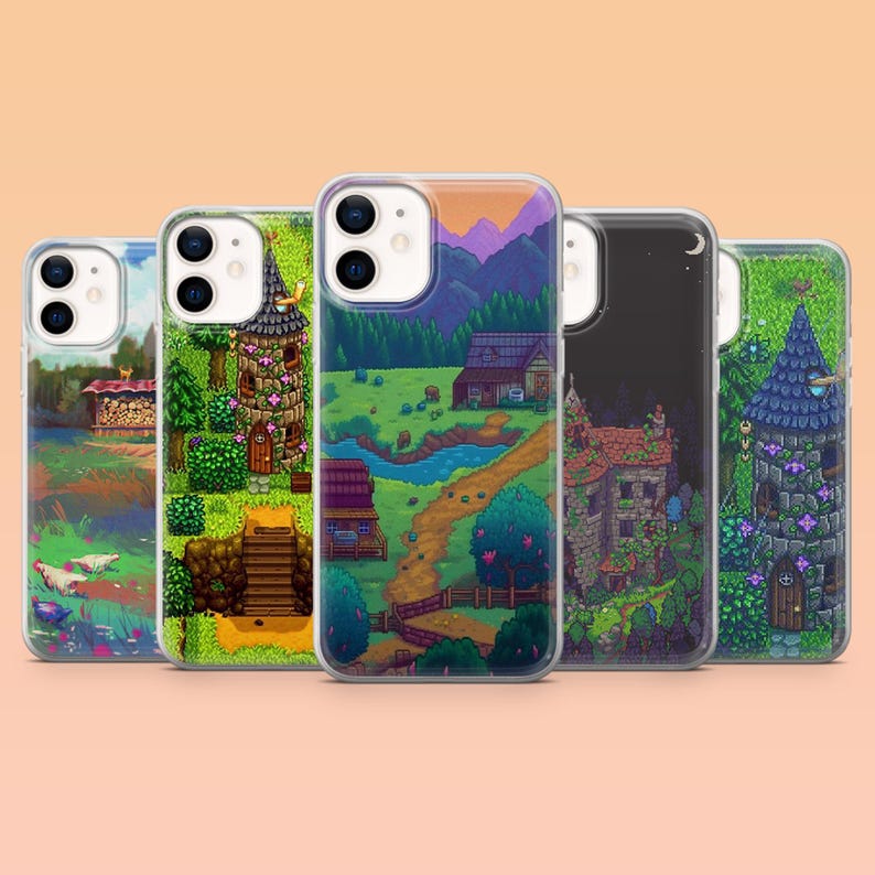 Stardew Valley Phone Case Gamer Farm Cover for iPhone 17pro, 16, 15, 14 ...