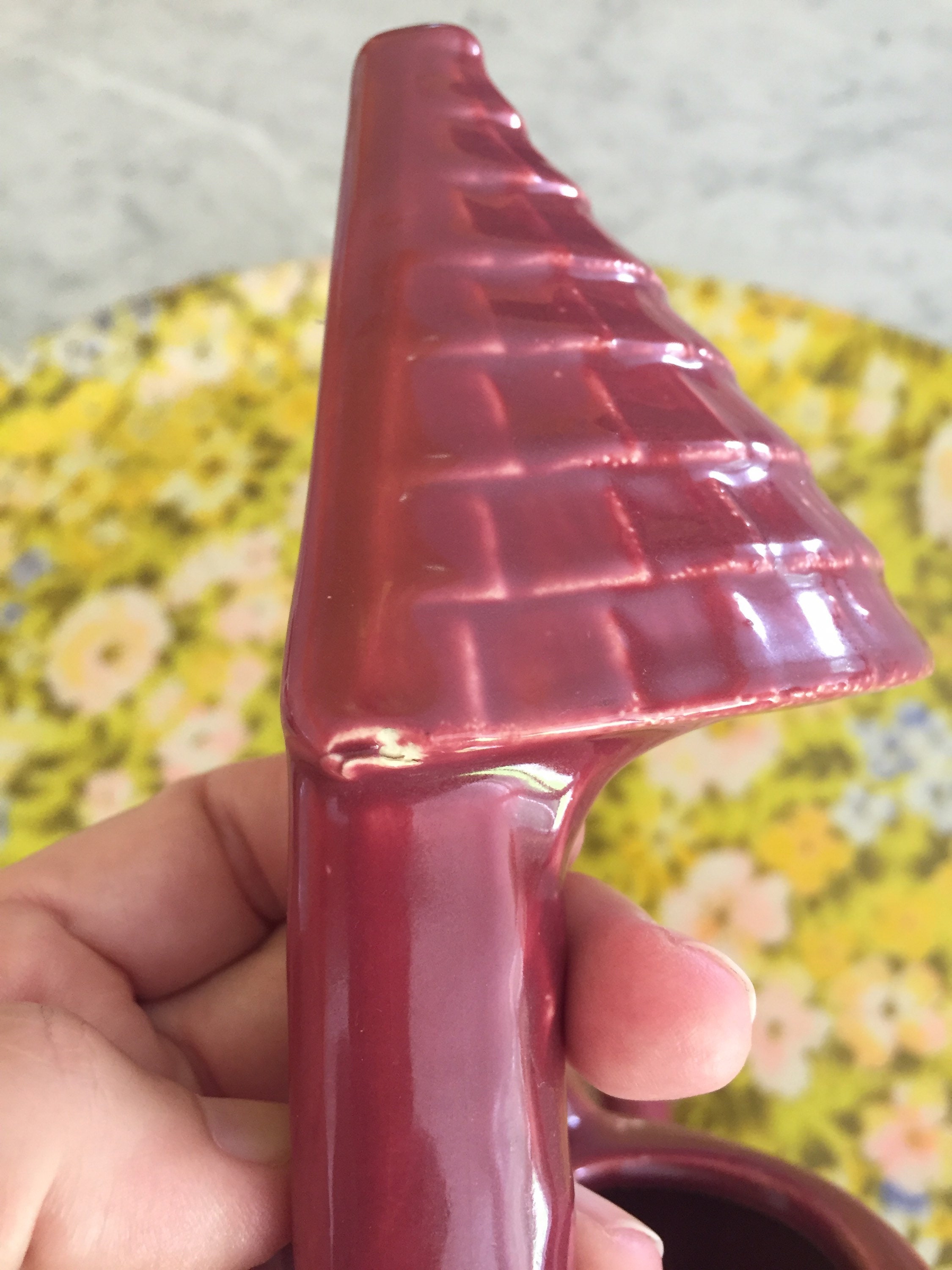 Mid Century Glazed Ceramic Wall Pockets Set of 2 Vintage Wall Pocket ...