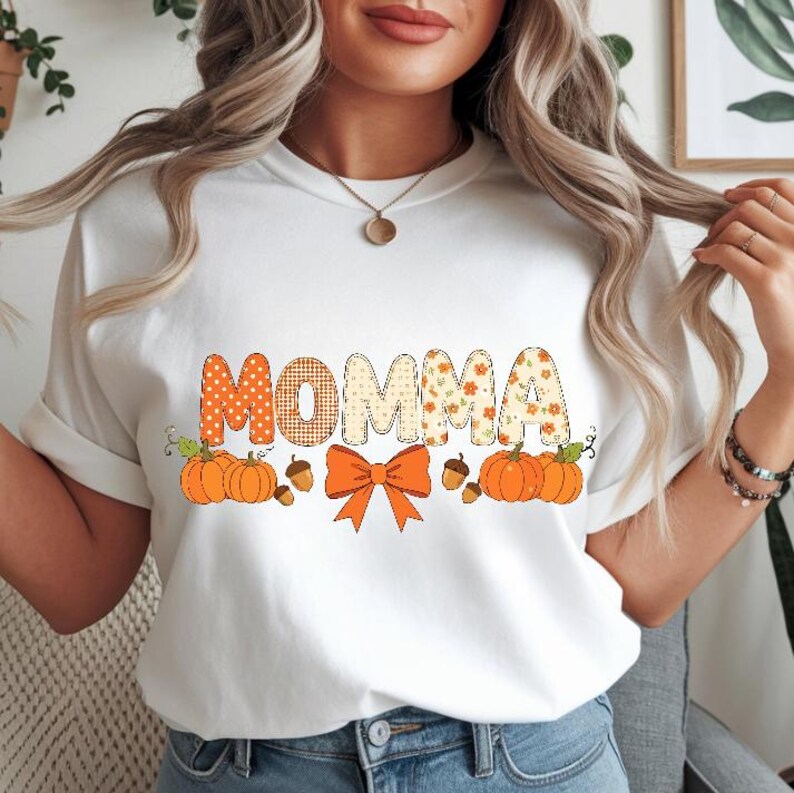 Fall Mama Nene Granny Yaya PNG Bundle | Autumn Pumpkin PNG | Coquette ...