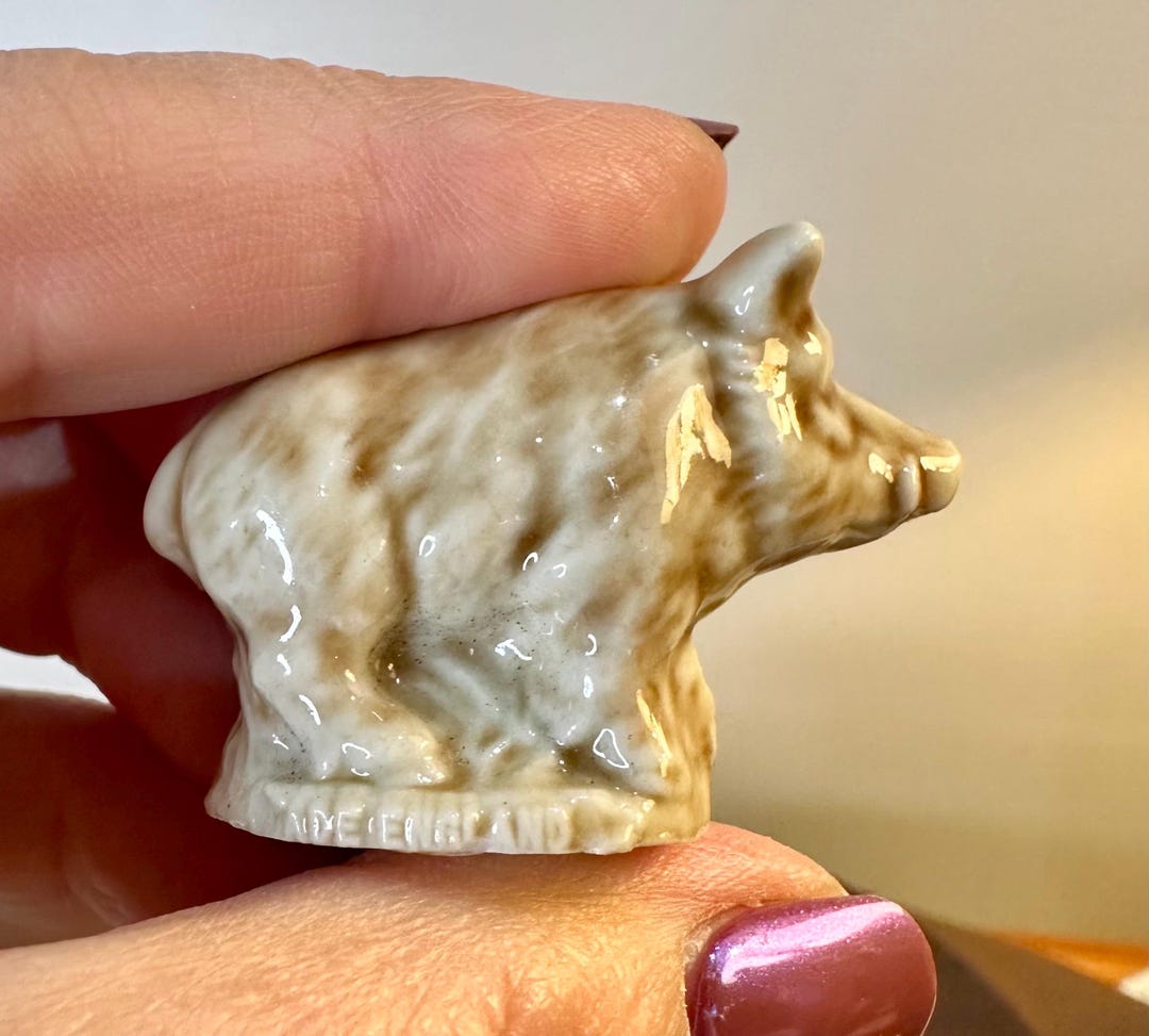 Wade Whimsies Wild Boar/pig Figurine - Etsy