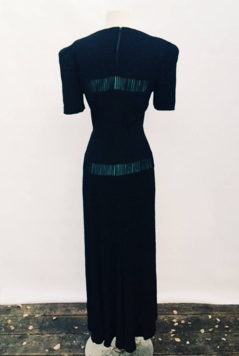 Vintage 30s OLD HOLLYWOOD Jazz Age Dress Antique Art Deco - Etsy