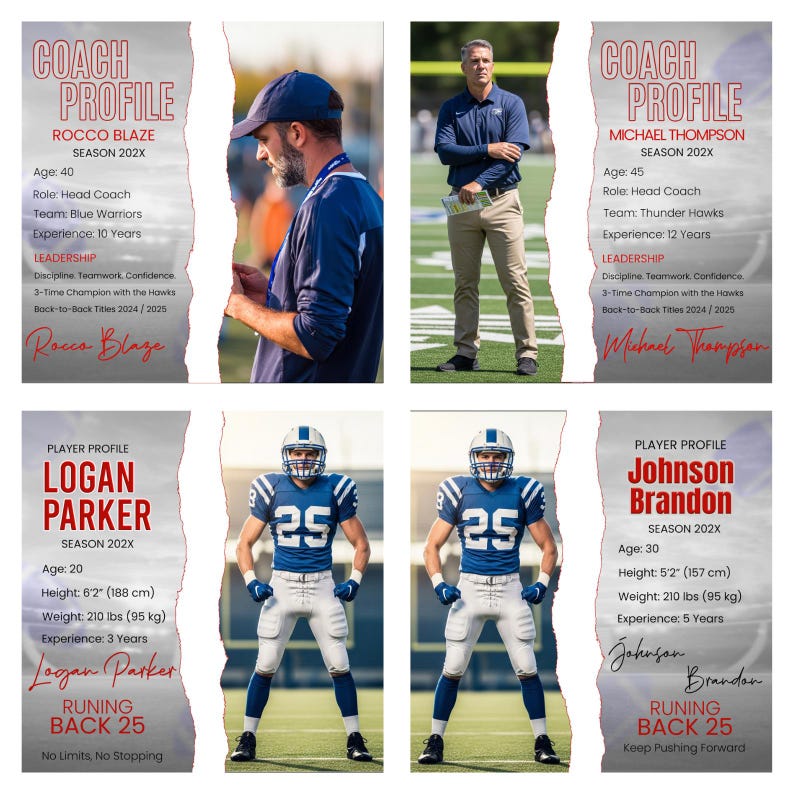 Football PSD Templates - Game Day, Player Posters, Score & Schedule ...