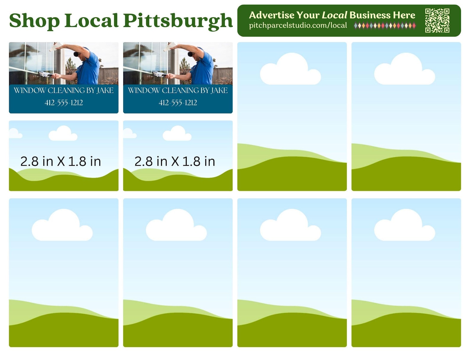 EDDM 9X12 CO-OP Post Card Template (canva) - Etsy