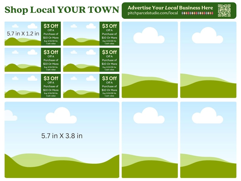 EDDM 9X12 CO-OP Post Card Template (canva) - Etsy