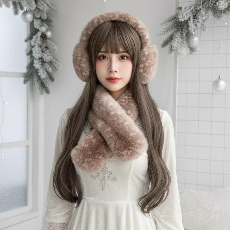 Scarf and Ear Muff Set - Etsy