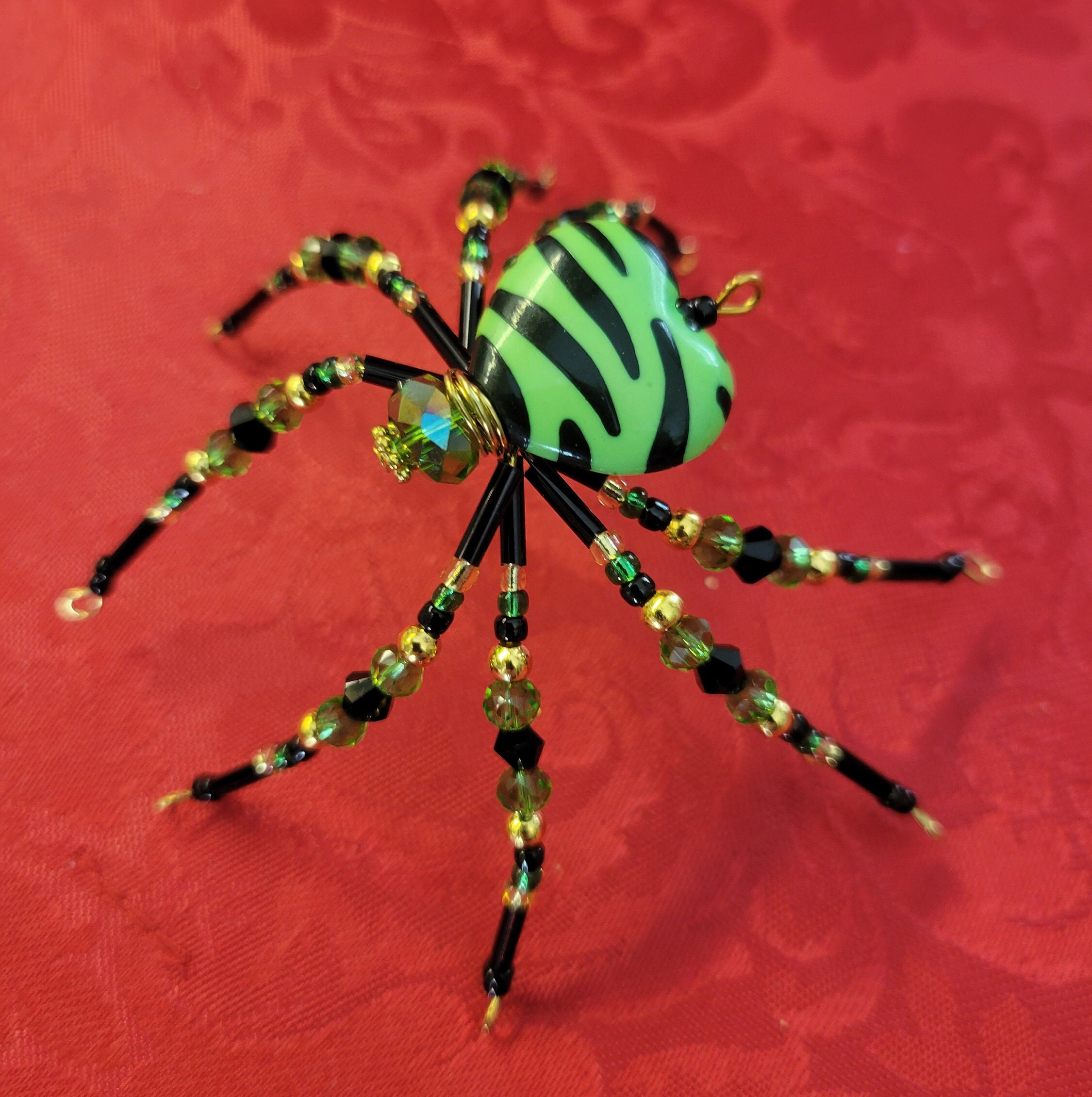 Beaded Christmas Spider / Jewelled Spider/ Christmas Spider | Etsy