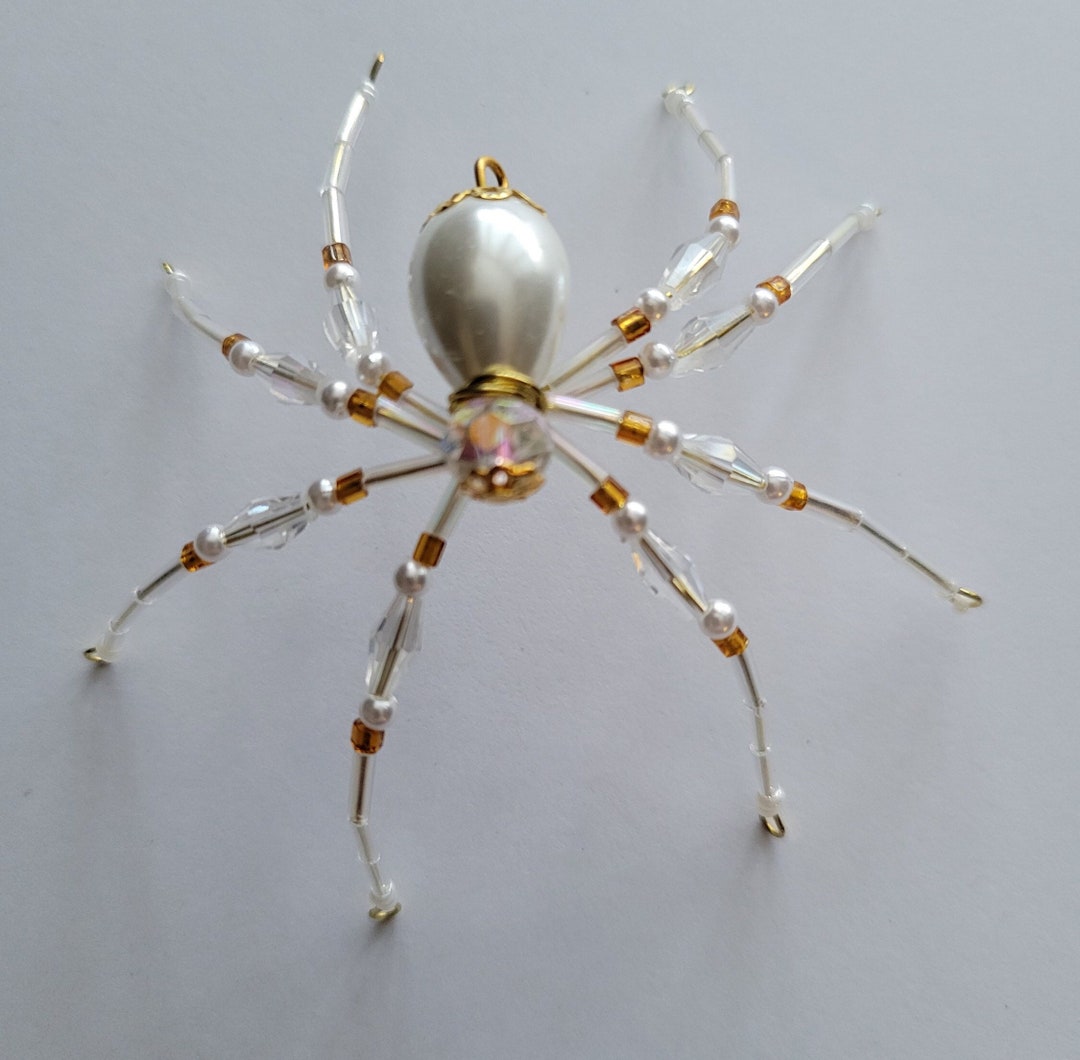 Beaded Christmas Spider / Good Luck Ornament/ Christmas Spider Legend ...