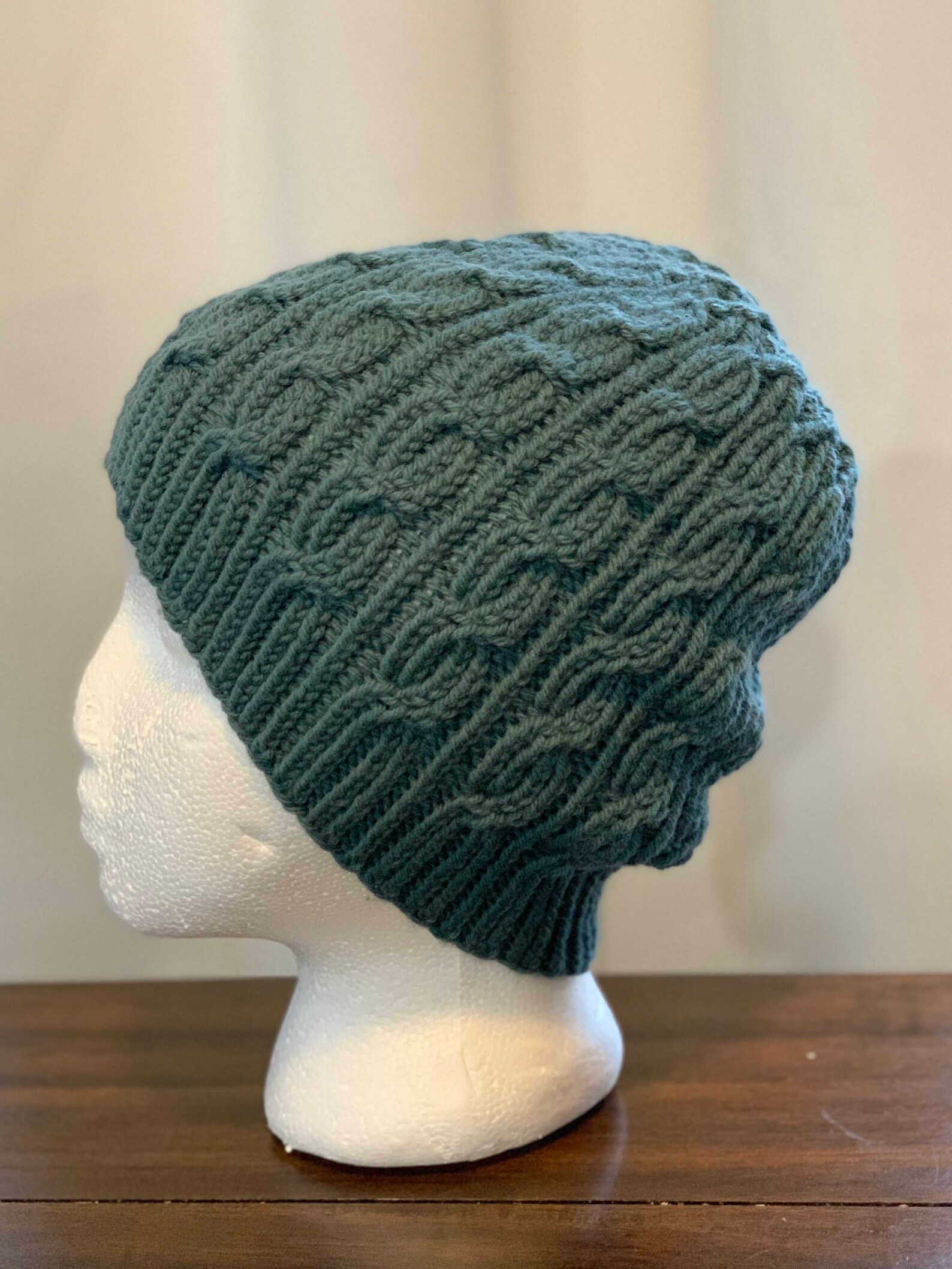Cabled Beanie Knitting Pattern, Six Sizes (digital Pattern) - Etsy
